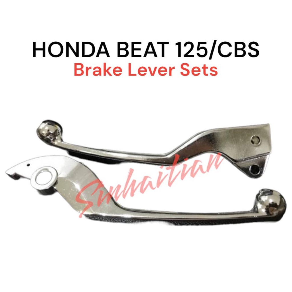 HONDA BEAT 125 / CBS BRAKE LEVER SET/ HAND LEVER SET CHROME A CLASS ...