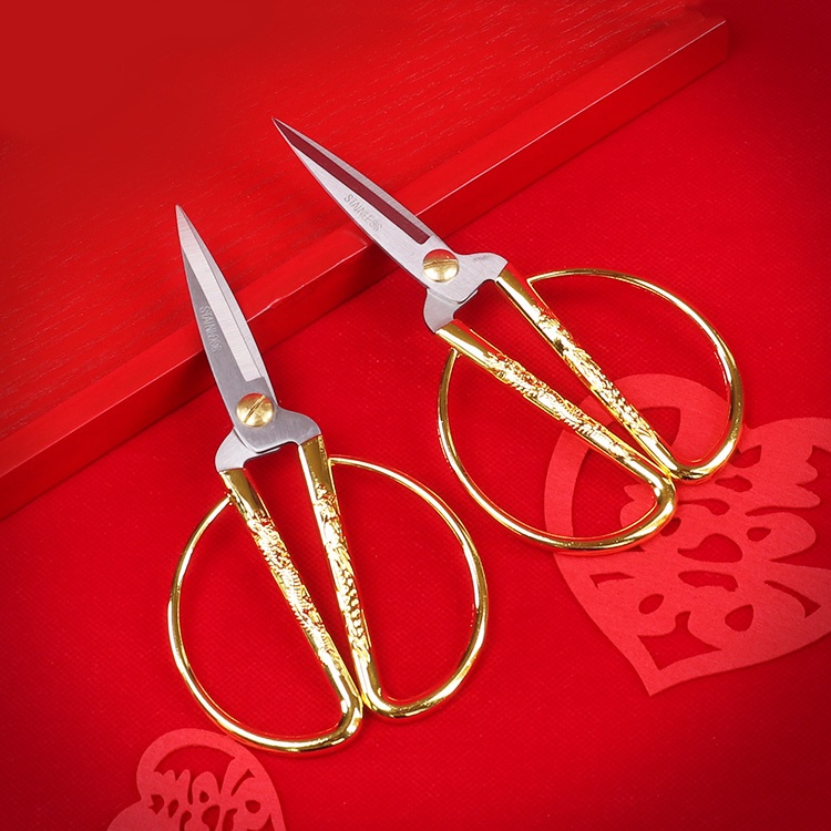 SHIOK Stainless Steel Sharp Durable Golden Senior Tailor Scissors ...