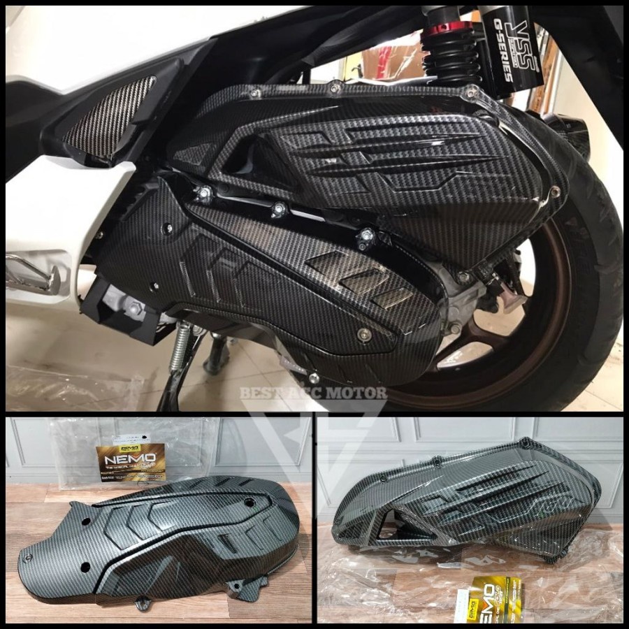 Cvt cover and carbon filter NEW ADV 160 NEW PCX 160 | Shopee Malaysia