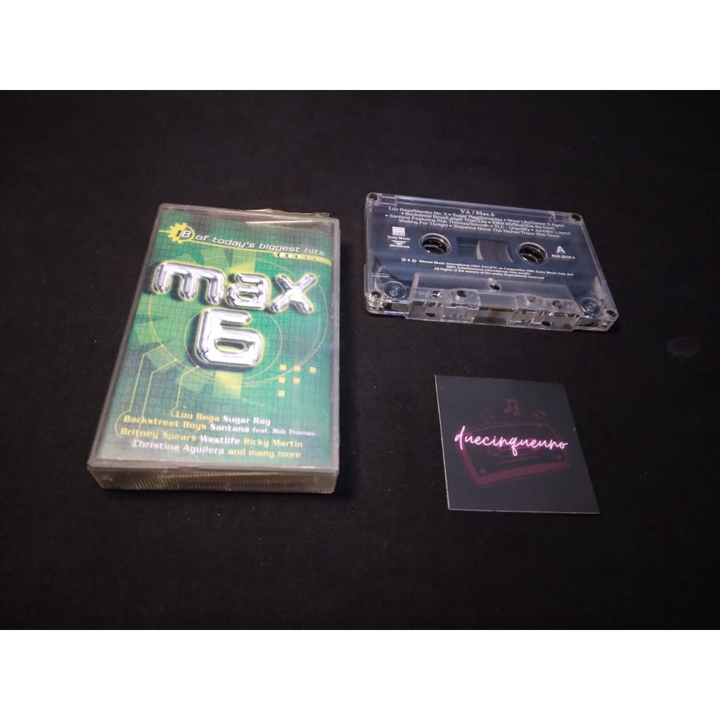 Max 6 or Today's Biggest Hits (ribbon cassette) | Shopee Malaysia