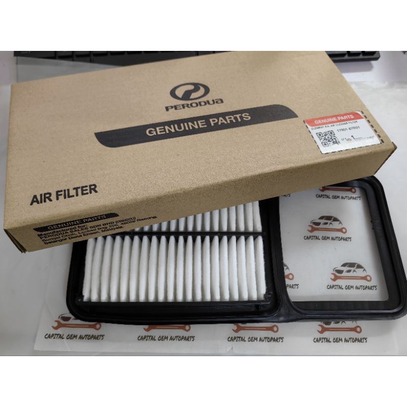 GENUINE PERODUA AXIA OLD MODEL AIR FILTER 17801-BZ100(2014-2017 ...