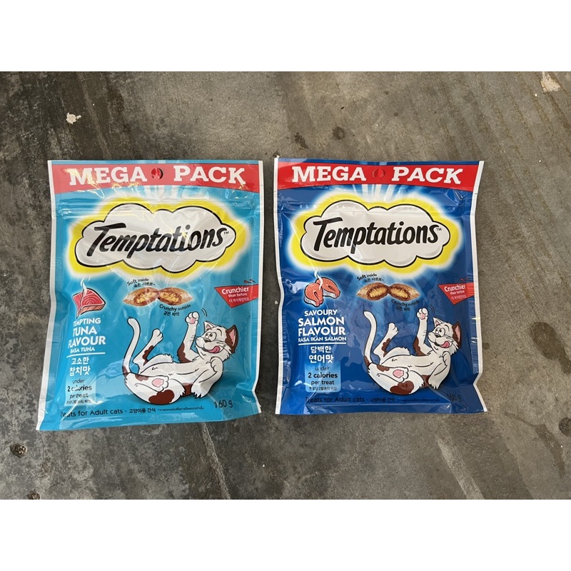 temptations mega pack tuna salmon 160g | Shopee Malaysia