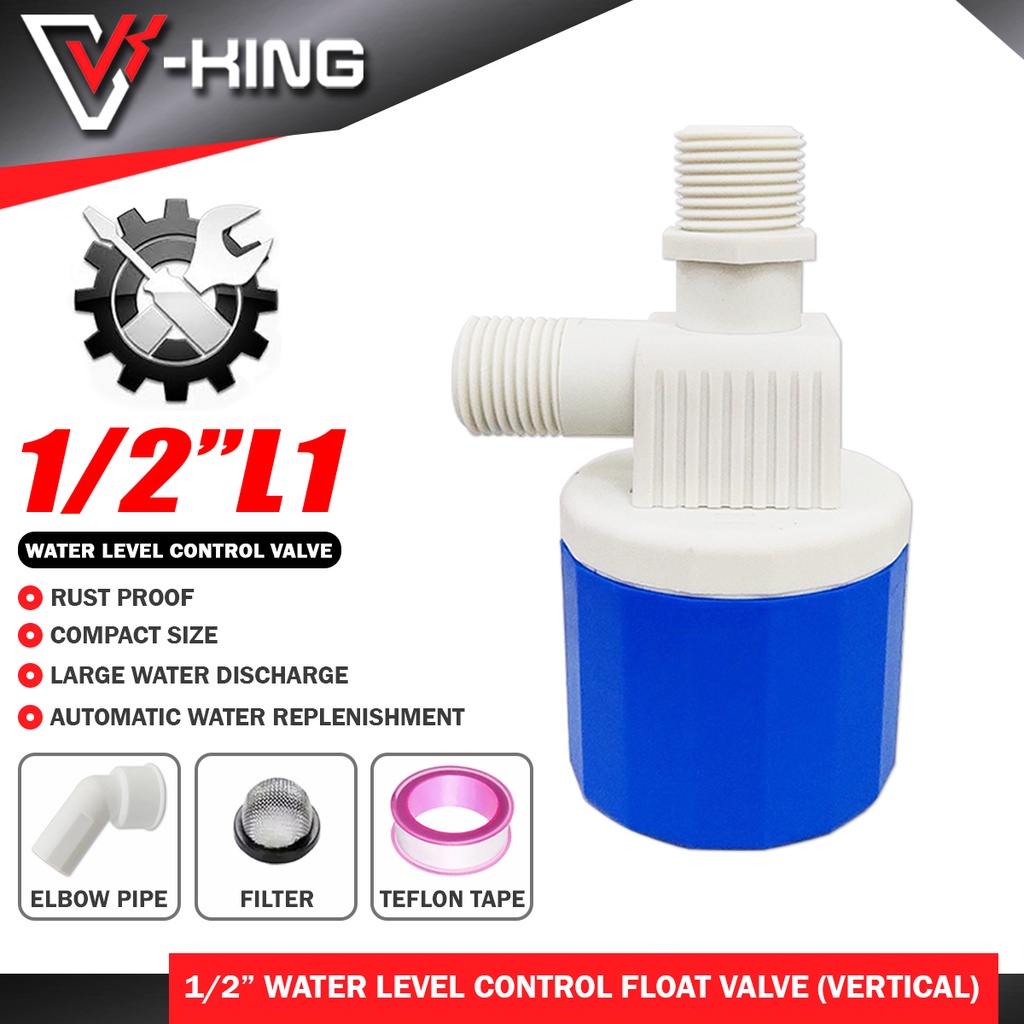 ( 10PCS )1/2 -3/4 Built-in Automatic Water Level Control Valve Water ...