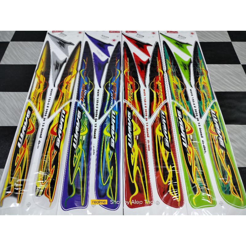🇹🇭Stripe Honda Wave 125S 06 Thailand🇹🇭. Sticker Thailook (Wave 125S ...