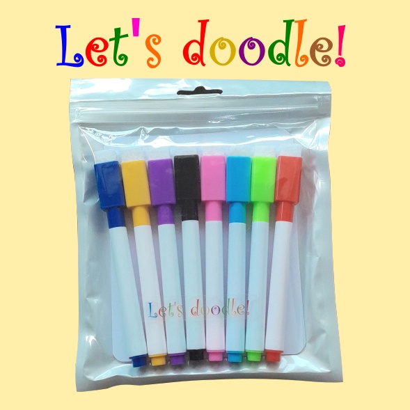 Doodle Package (spidol wipe clean+doodle card) | Shopee Malaysia