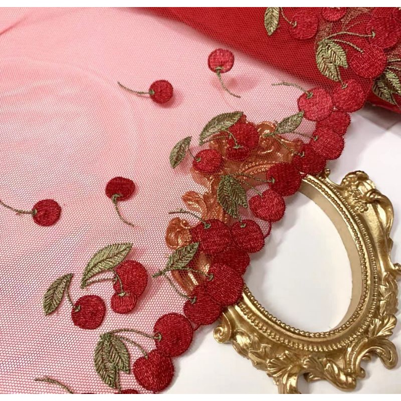 * Ready Stock * 27cm Width Renda Lace Baju/Fabric Lace/Embroidery Lace ...