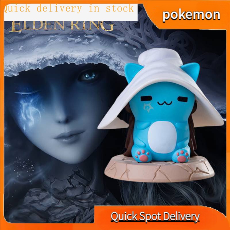 【Ready Stock】Elden Ring Ranni Cat Figure Q Version Bugcat Capoo Statue ...