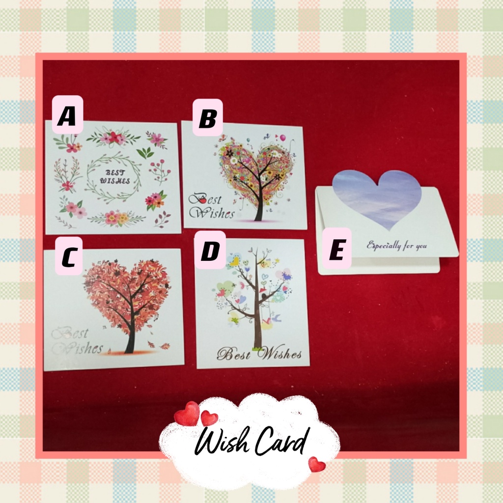 Wish Card Greeting Card For Gift/ Present | Shopee Malaysia