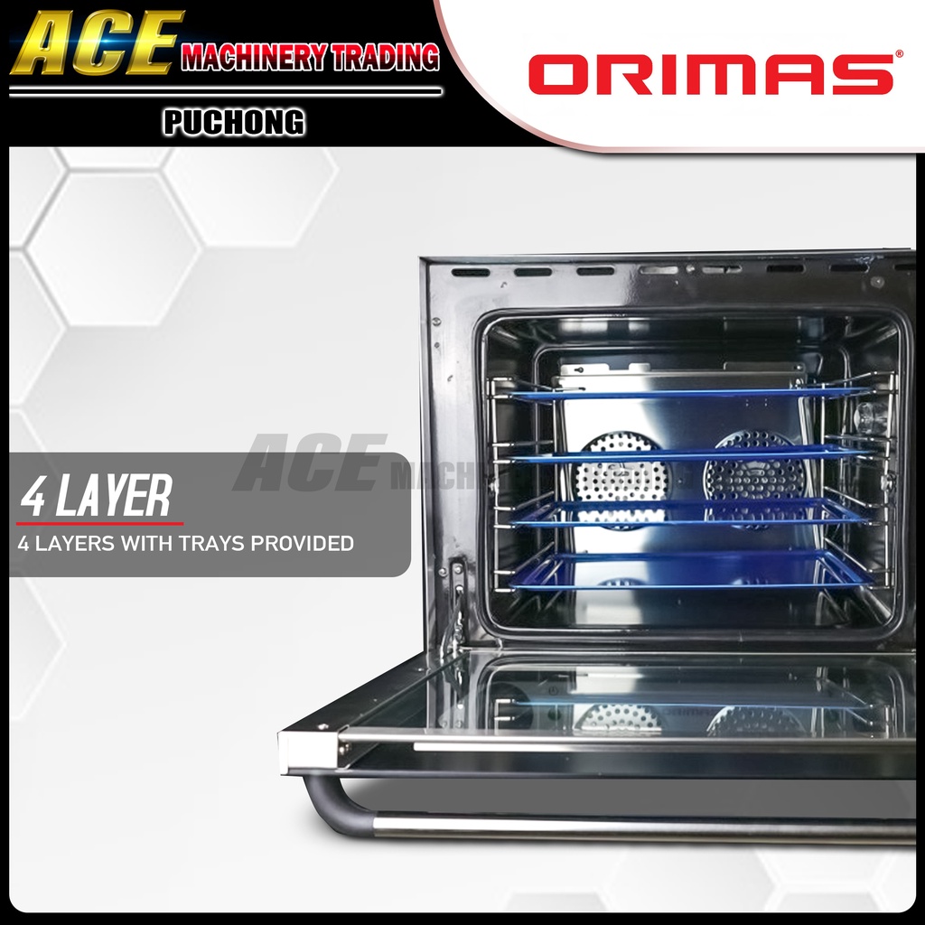 [ ORIMAS ] Convection Oven Tart Turbo Twin Fans Commercial Use Heavy ...