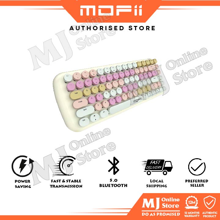 MOFII LUSC ROMI Upgraded Bluetooth Rechargeable Mechanical Keyboard ...
