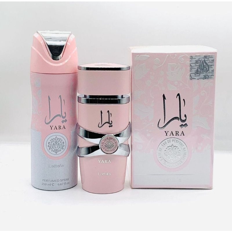 Latafa#Yara perfume+Yara body mist combo set for women#100ML#UAE ...