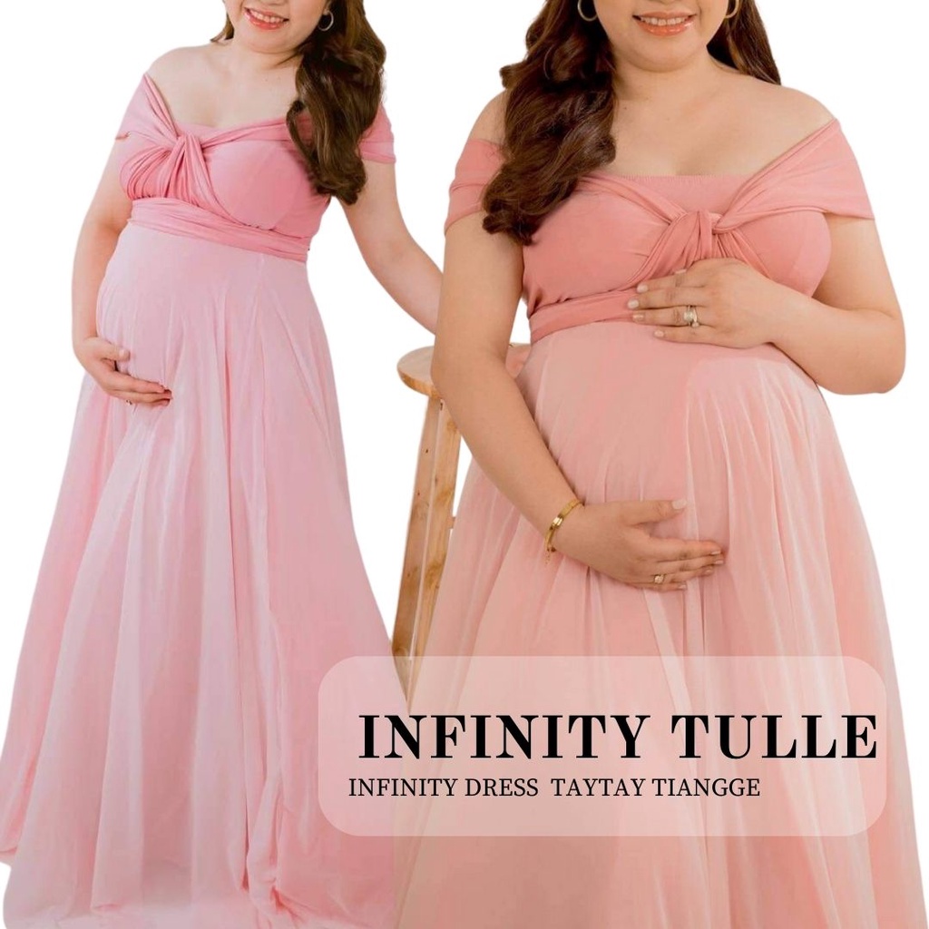 INSTABUYPH Plus Size Infinity Dress Full Balloon Tulle Overlay Taytay ...