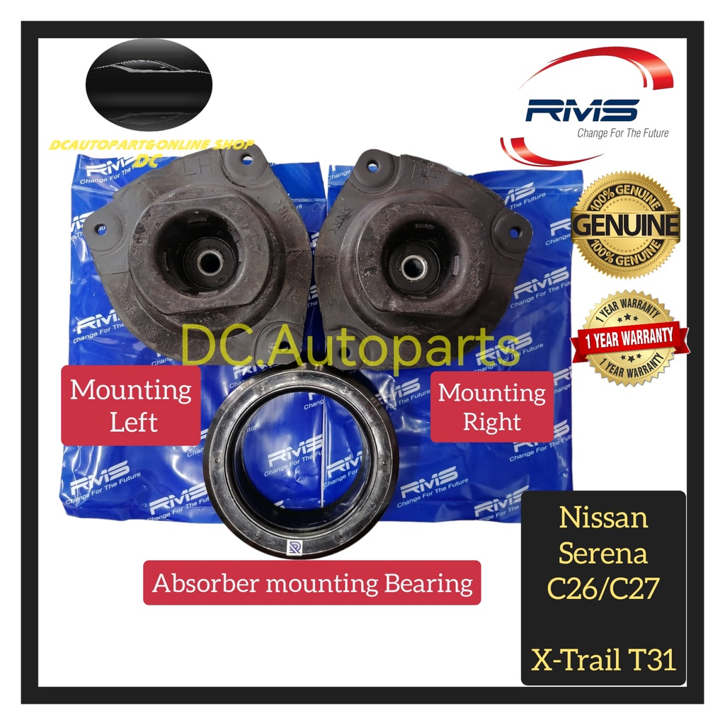 RMS ABSORBER MOUNTING / BEARING NISSAN SERENA C26 C27 X-TRAIL T31 ...