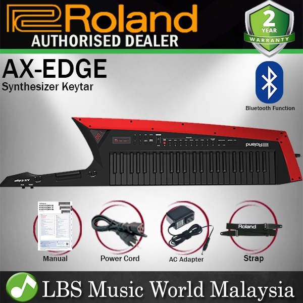 Roland AX-EDGE 49 Key USB MIDI Bluetooth Controller Synthesizer Keytar ...