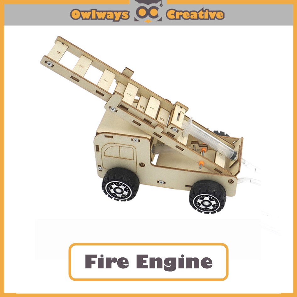 【1】Science STEM RBT DIY Robotics Set Assemble Wooden Kit Experiment ...