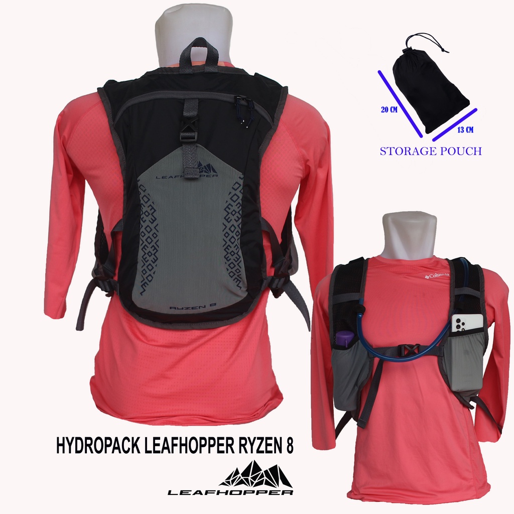 LEAFHOPPER HYDROPACK RYZEN 8 FOLDABLE TRAIL RUNNING AND ULTRALIGHT BIKE ...