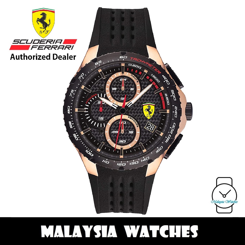 (100% Original) Scuderia Ferrari 0830728 Pista Quartz Chronograph ...
