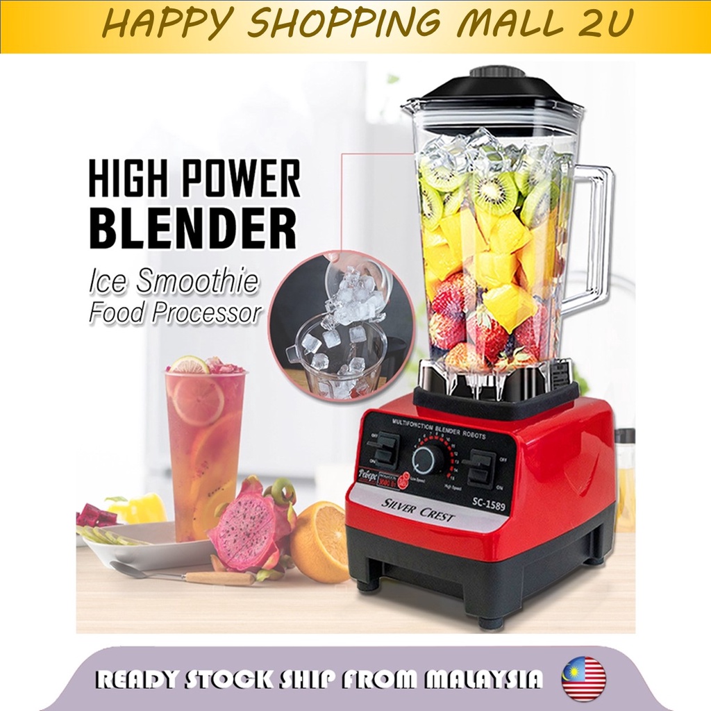 Silver Crest SC-1589 Mixer Juicer High Power Food Processor Ice ...