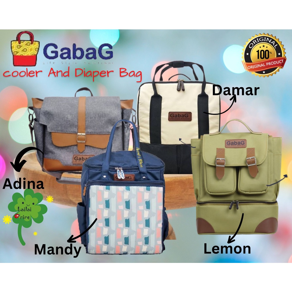 Gabag Cooler Bag Backpack Adina Lemon Mandy Ryu Nirmala Juwita Troy ...