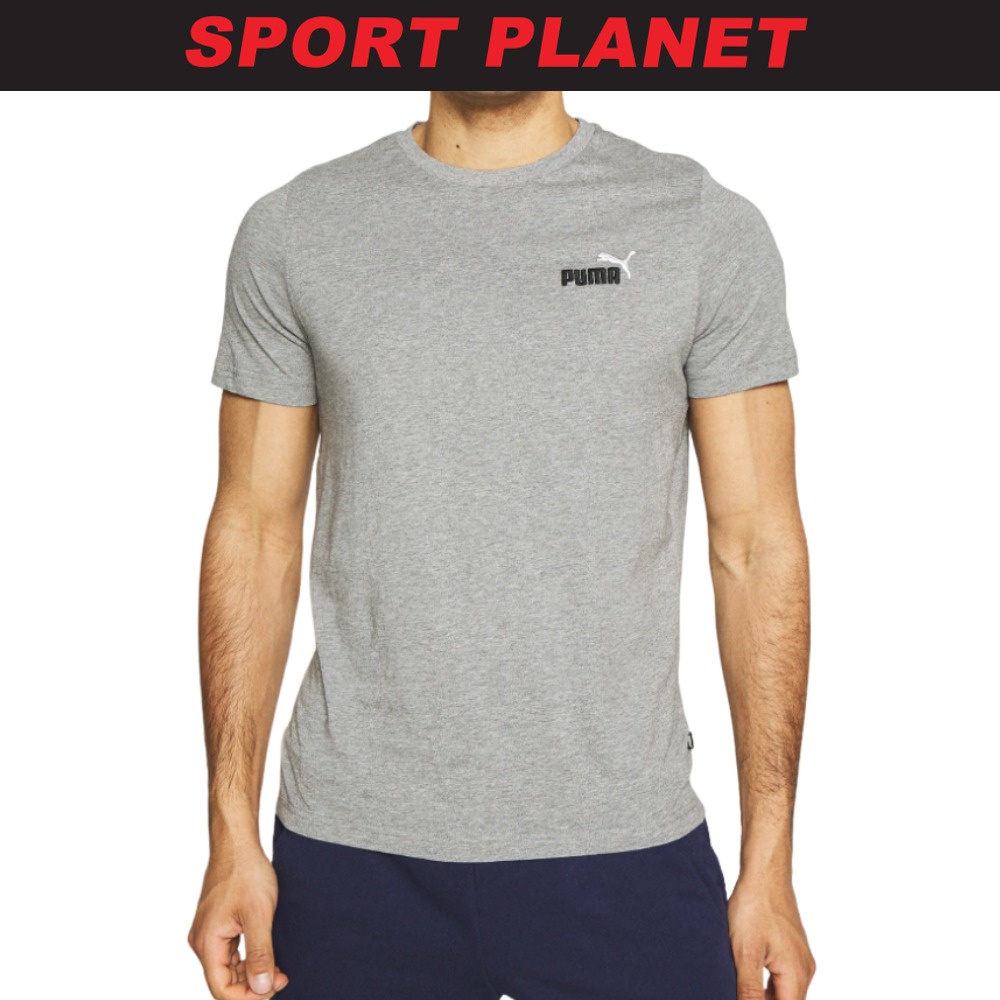 Puma Men ESS+ Embroidery Logo Tee Shirt Baju Lelaki (587184-03) Sport ...