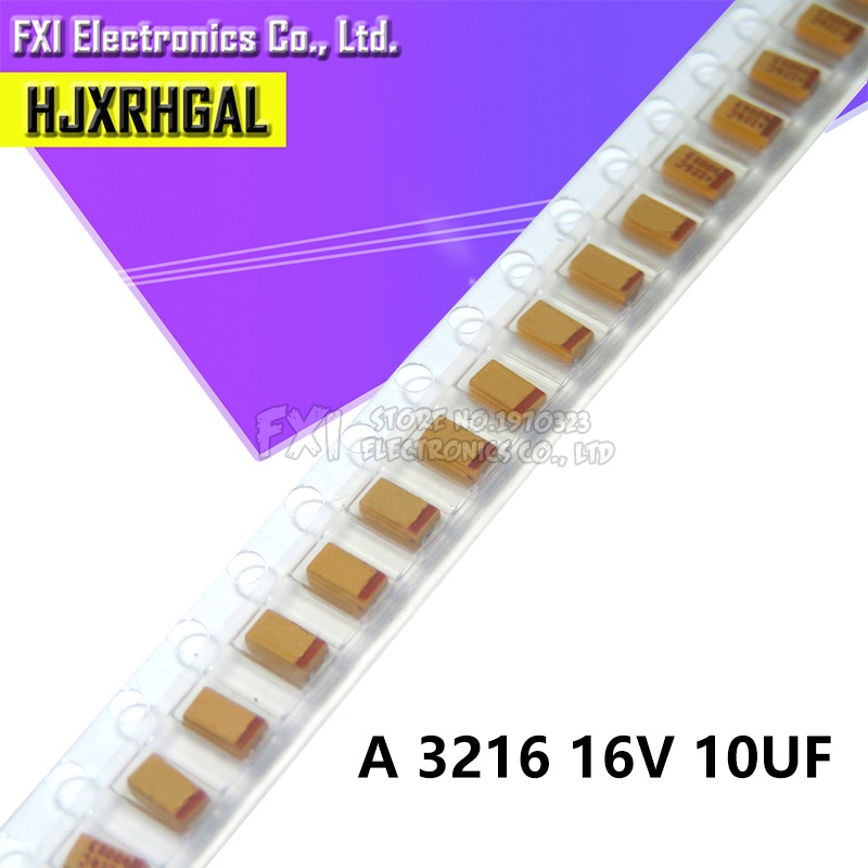 20pcs A 3216 10uF 16V 106 106C SMD tantalum capacitor New original ...