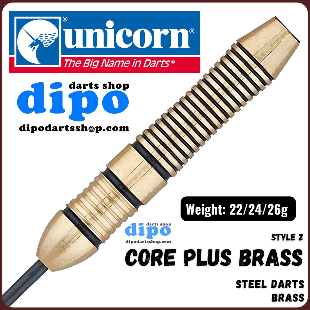 UNICORN Steel Darts - CORE BRASS Type 2 | Shopee Malaysia