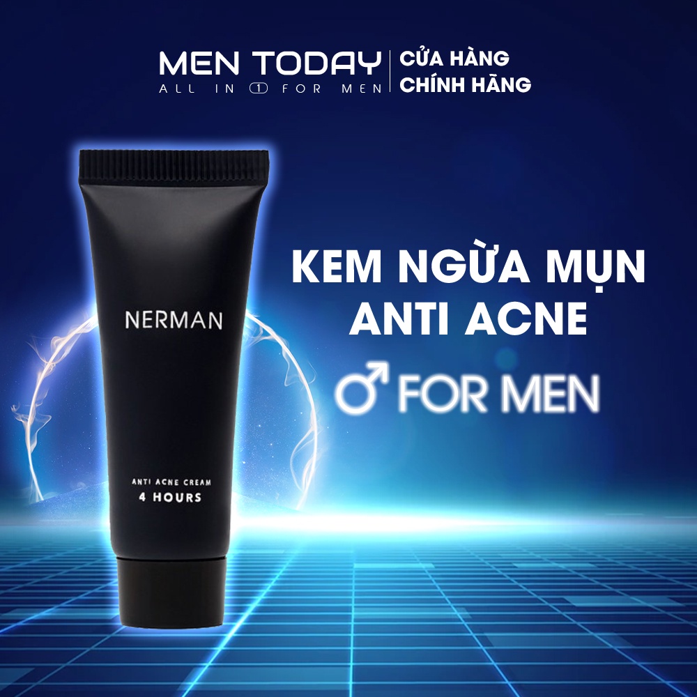 Nerman Nano AntiAcne 4h men's anti-acne cream 10ml, fast-absorbing Nano ...