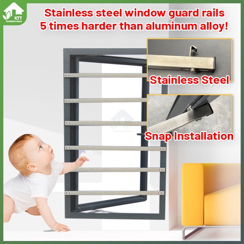 Raya/Ramadan Window guardrail Stainless Steel Window Protective Grating ...