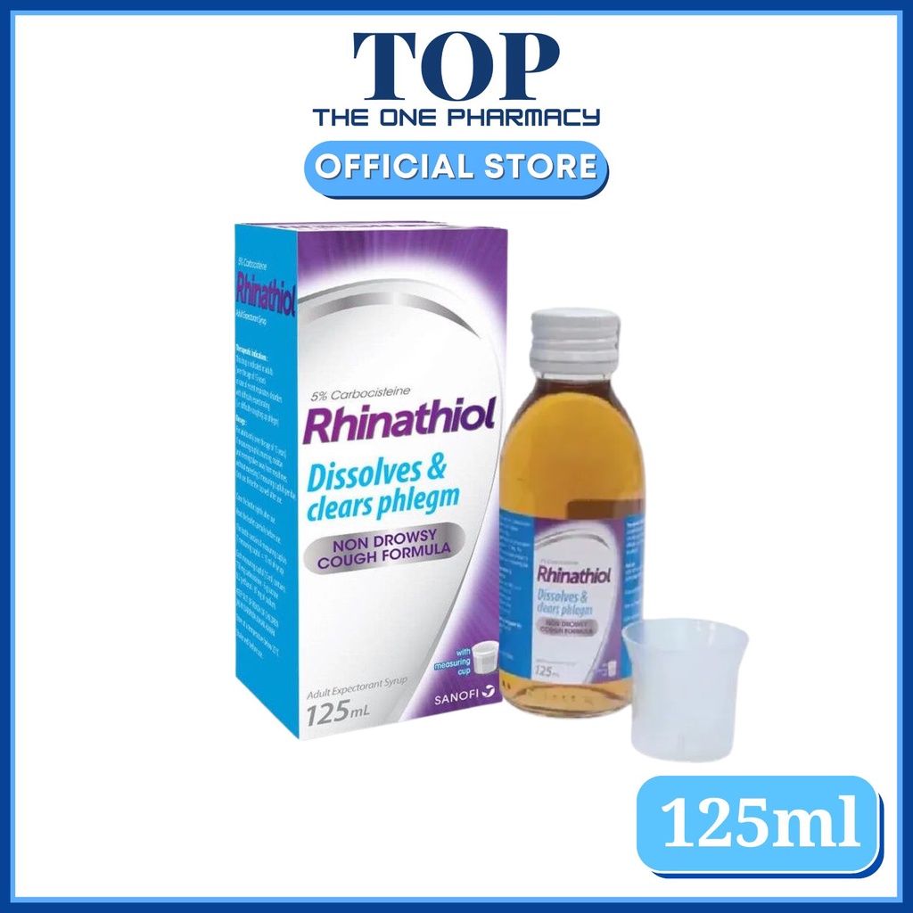 Rhinathiol Adult Syrup 125ml (Dissolves & Clear Phelgm) | Shopee Malaysia