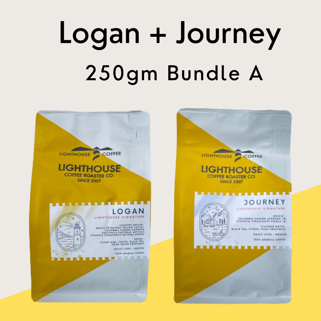 [ Lighthouse BUNDLE ] Signature Premium Coffee Bundle Package 250gm x 2 ...