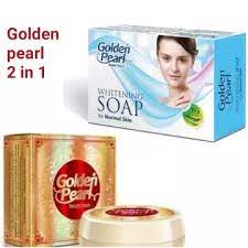 100% original, Golden Pearl Whitening Cream + blue Soap )(2 IN 1 Set ...