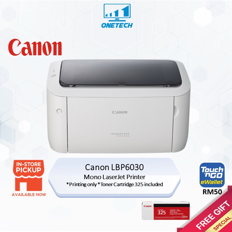 Canon image Class LBP6030 / LBP6030w Single Mono Laserjet Printer Come ...