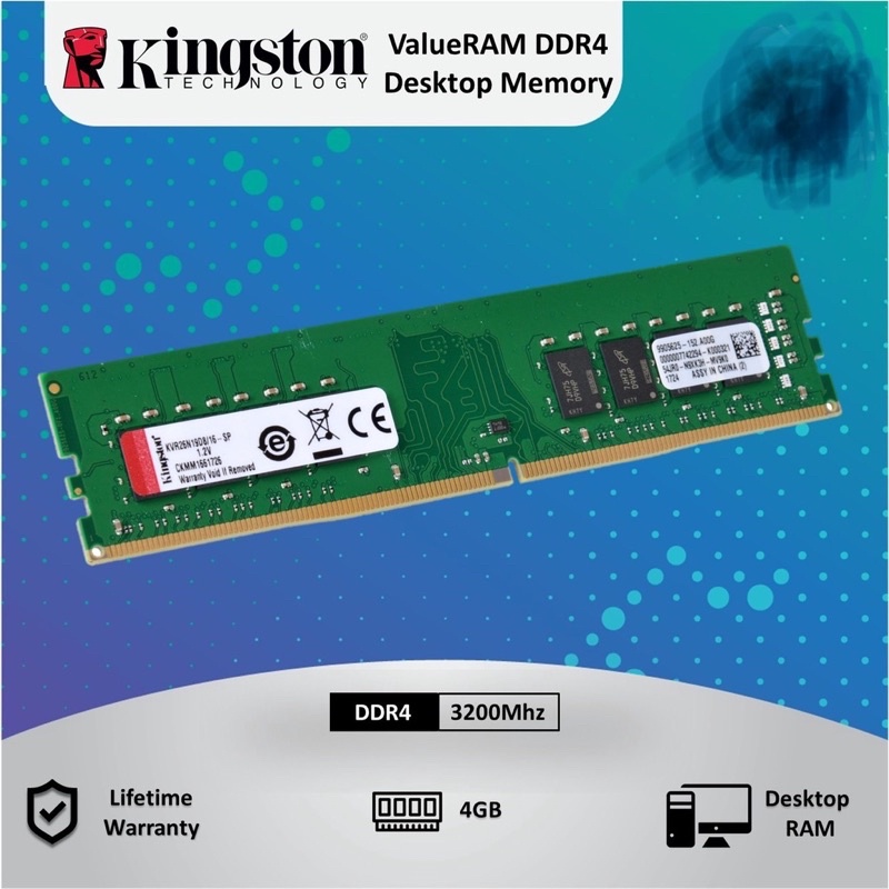 KINGSTON DDR4 RAM 2 x 4GB (8GB) 3200MHZ | Shopee Malaysia