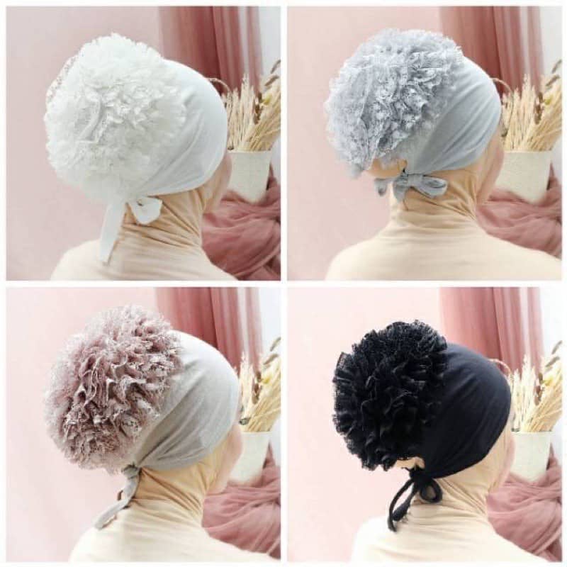 Inner Tudung Tali Turkey Lace Premium Cotton Indonesia Kain Sejuk Tak ...