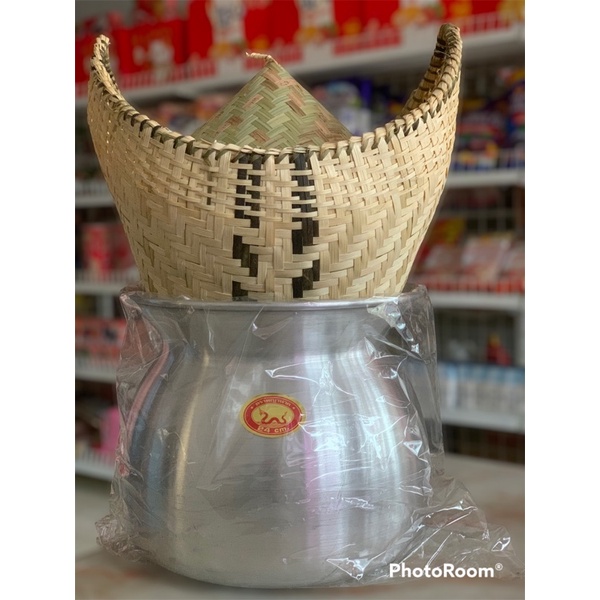 Thai sticky rice steamer set (super durable bamboo goods) | Shopee Malaysia
