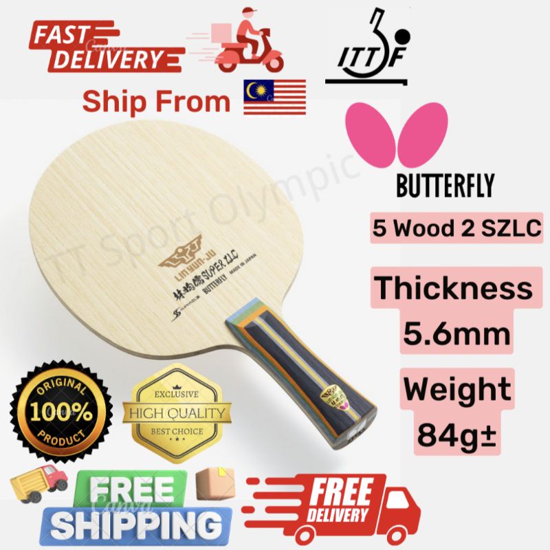 Butterfly Lin YunJu Super ZLC Table Tennis LYJ SZLC Super Blade ...