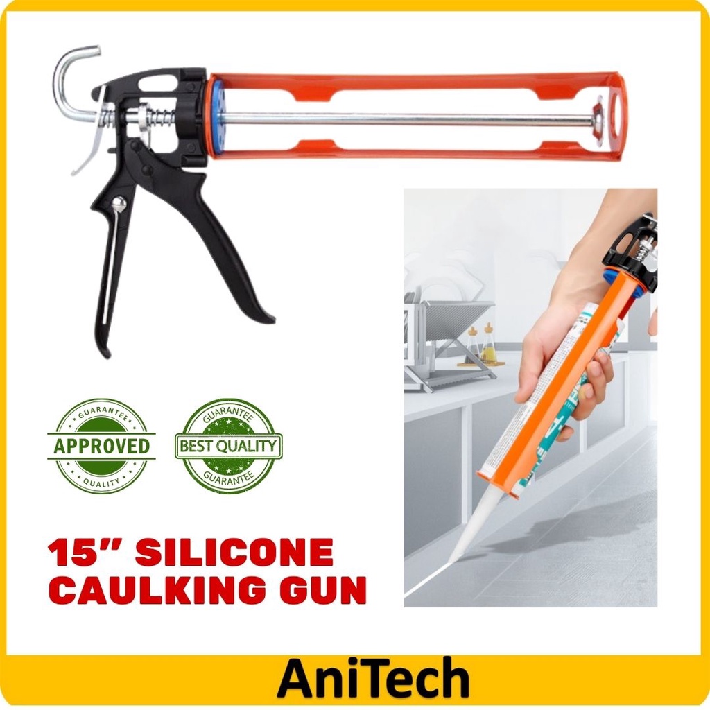 15" Heavy Duty caulking gun / silicone gun / silicon gun / silicone ...