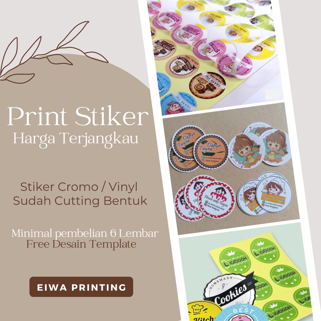 Print Product Logo Stickers, Business Brand Packaging Labels | Shopee ...