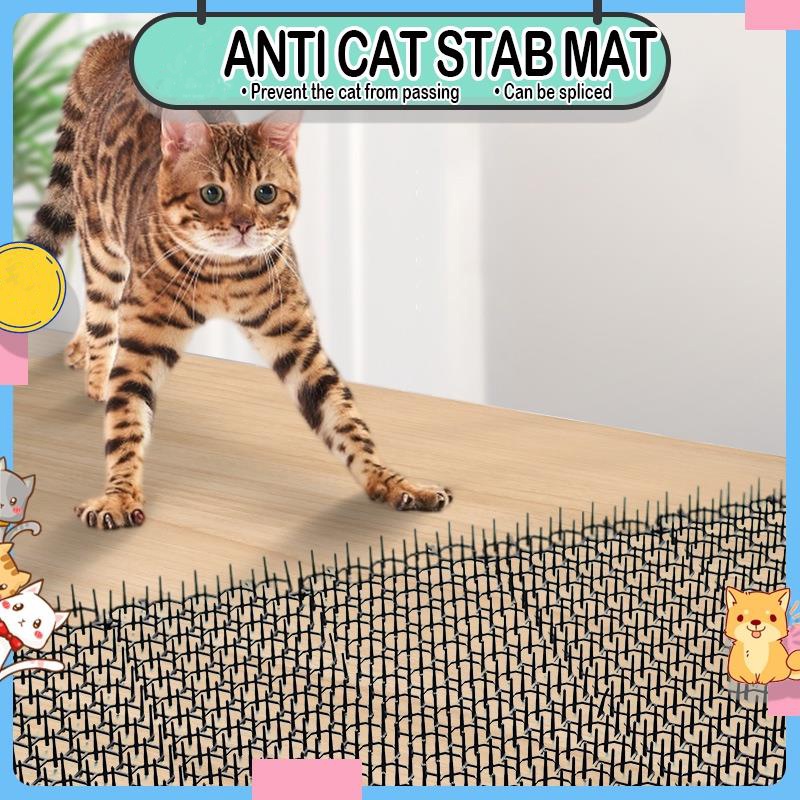 (Ready Stock)Animal Repel Mat Spike Scat Anti Climb Fence Wall Cat Dog ...