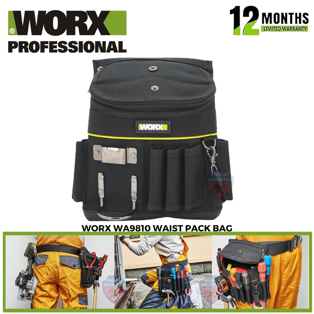 WORX WA9810 Multifunctional Tool Waist Pack Bag | Shopee Malaysia