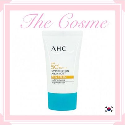 [READY STOCK] AHC UV Perfection Aqua Moist Sun Cream SPF50+ PA++++ 50ml ...