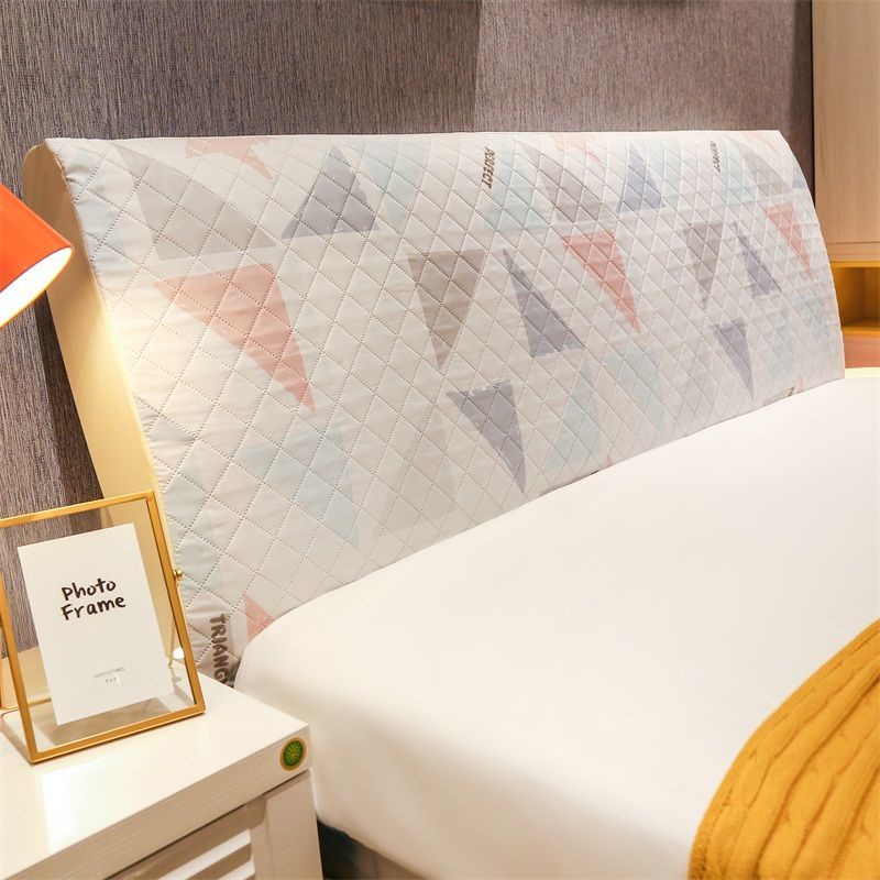 Fabric All-inclusive Headboard Cover Bedside Cover Bed Frame Cover ...