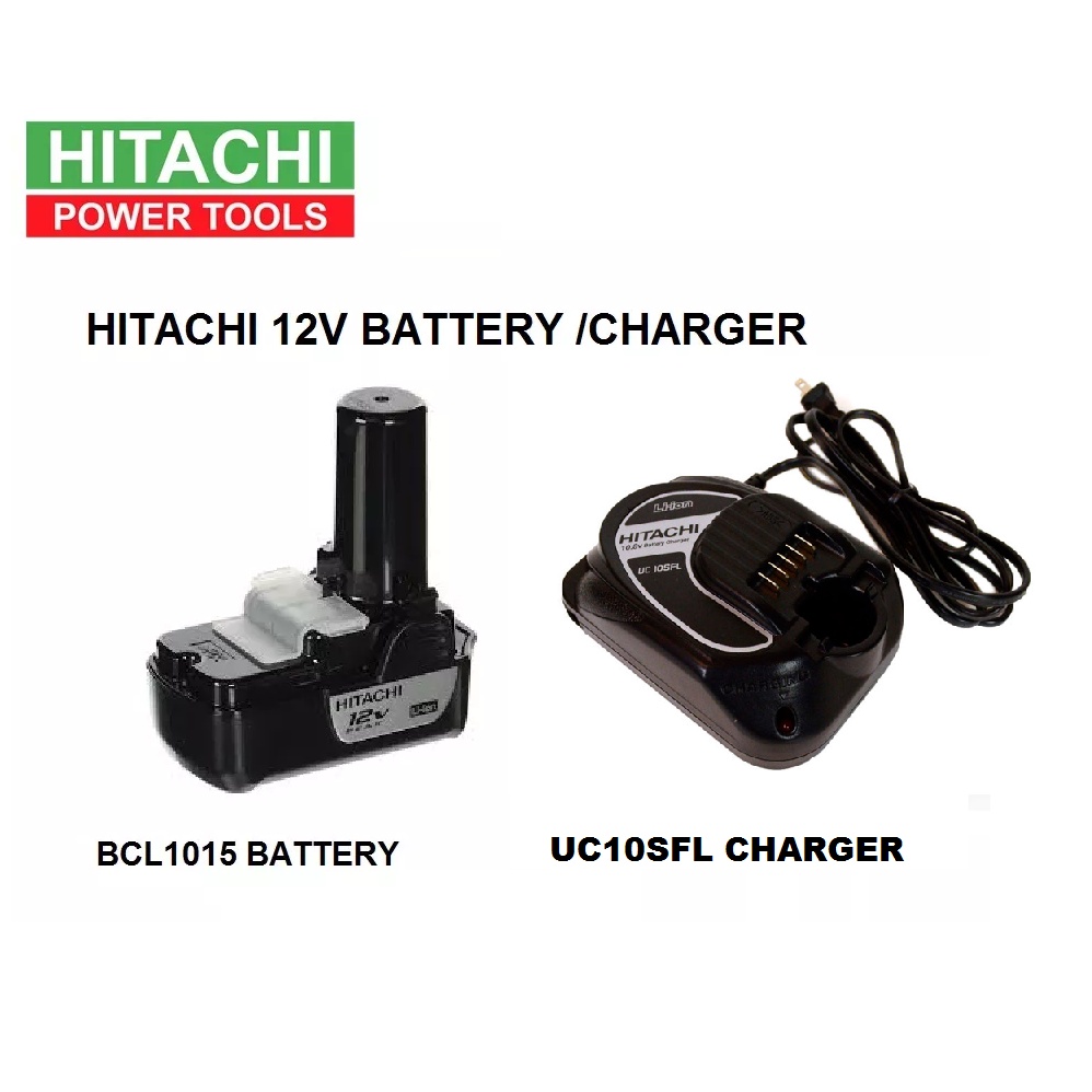 HITACHI 12V BATTERY - BCL1015 /CHARGER - UC10SFL(STOCK CLEARANCE) OLD STOCK | Shopee Malaysia