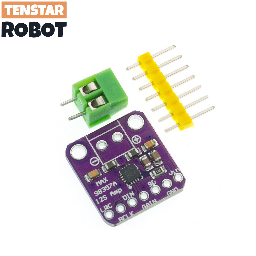 Max98357 3w Class D Amplifier Breakout Interface I2s Dac Decoder Module Filterless Audio Board
