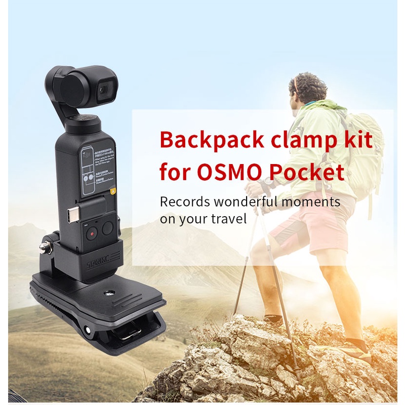 Backpack Clamp Kit For OSMO Pocket 2/ 1 Handheld Gimbal Camera ...
