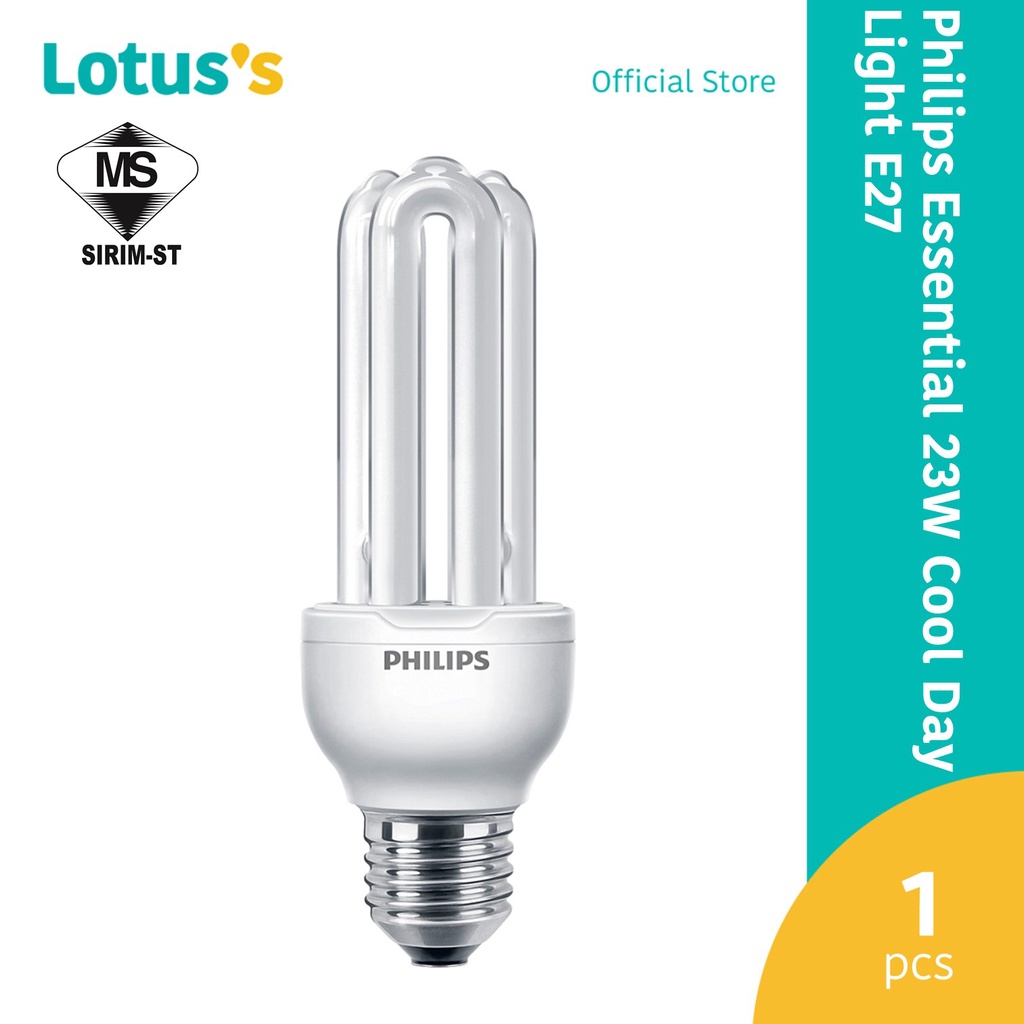 Philips Essential 23W Cool Day Light E27 | Shopee Malaysia