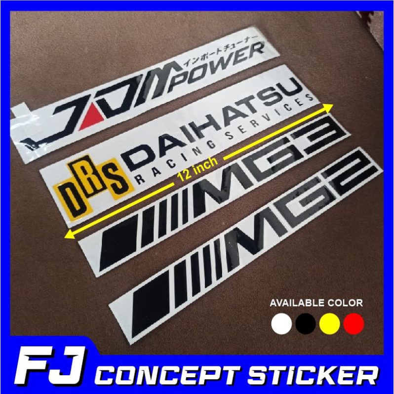 Sticker MG3 MG2 JDM Power DRS daihatsu sticker 12 Inch | Shopee Malaysia