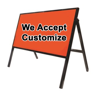 Reflective AWAS Sign Kerja Di Hadapan/Signboard/Papan Iklan/Papan Tanda ...