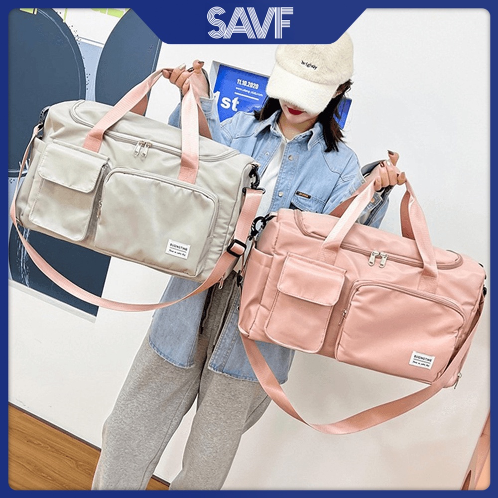 SAVF Travel Bag Large Capacity Multi Compartment Luggage Bag Women Men ...