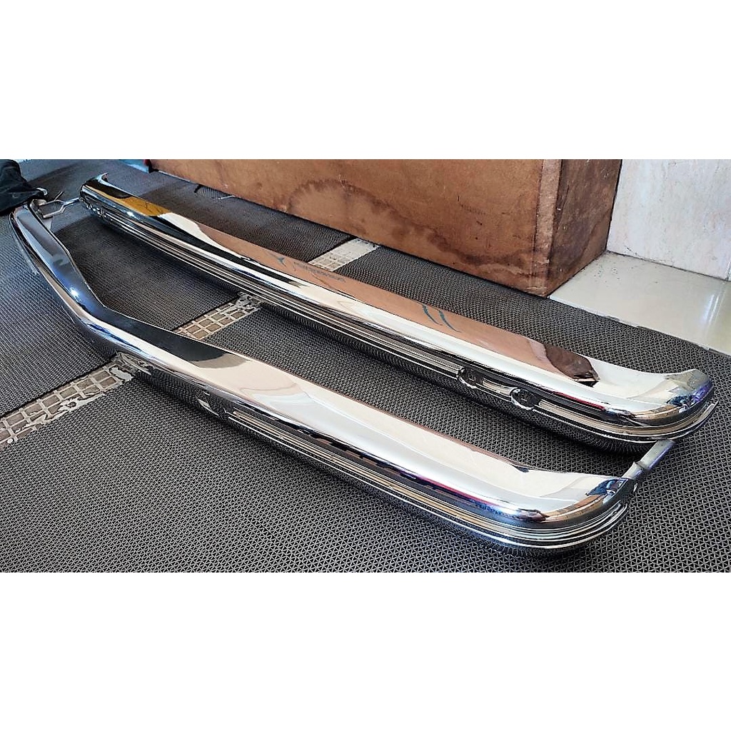 Mercedes Benz W123 Bumper Front and Rear (1pair) NEW OLD STOCK | Shopee ...